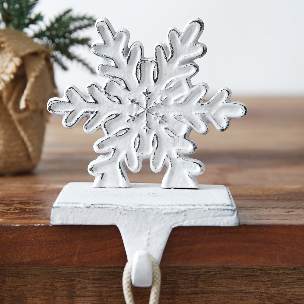 Cast Iron Snowflake Stocking Holder – Countryside Home Decor