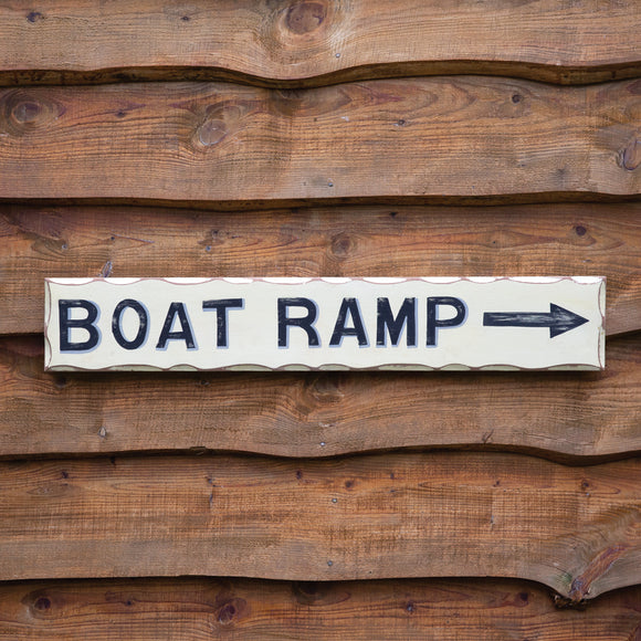 Boat Ramp Sign – Countryside Home Decor