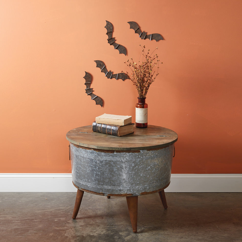 Rustic Metal Bat Decor - Buy Now | Countryside Home Decor