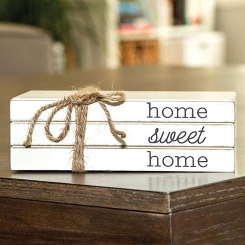 Home Sweet Home Stacked Books – Countryside Home Decor